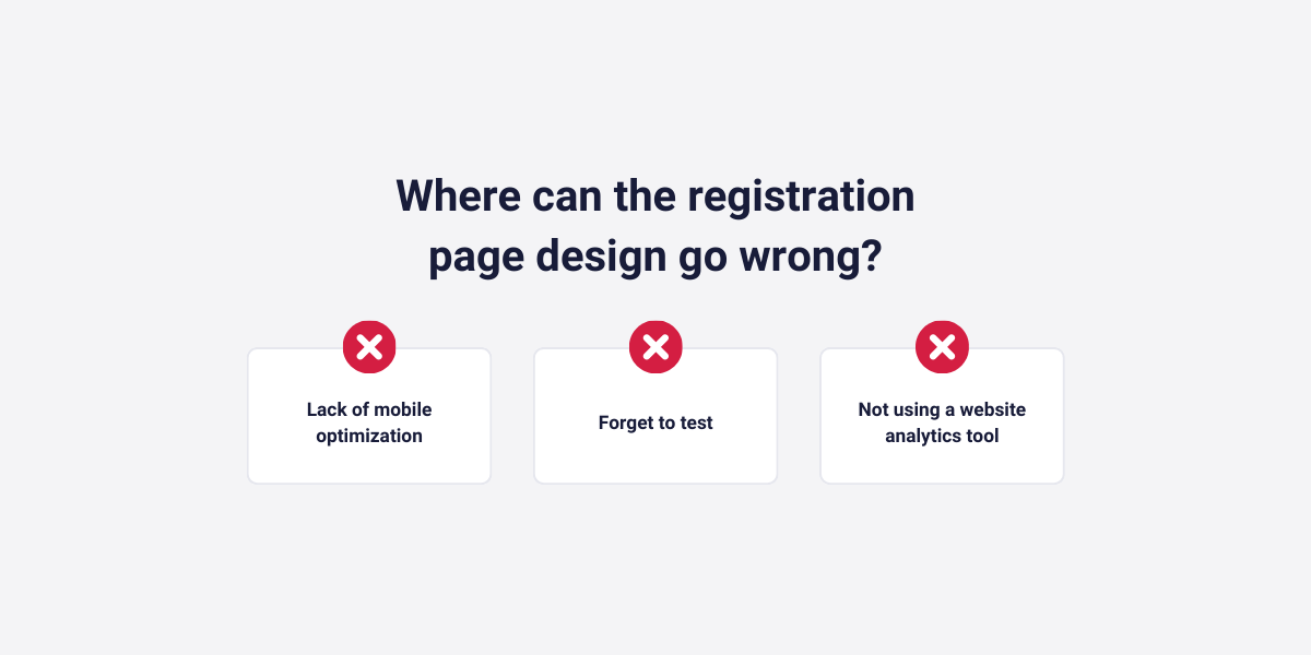 How to optimize your registration page step-by-step [2024]